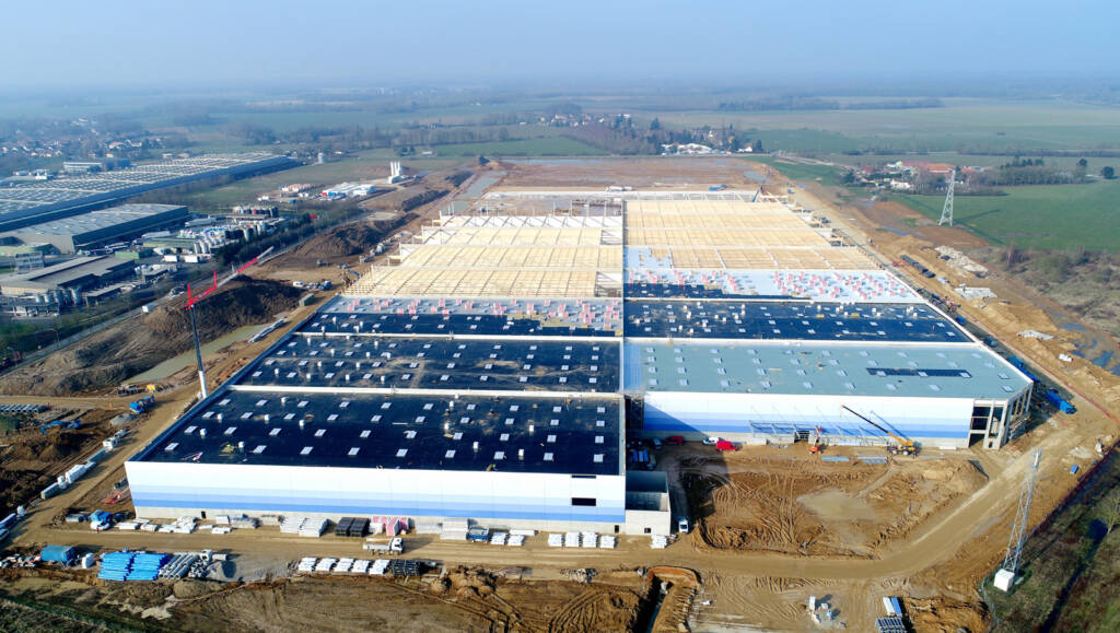 Construction du plus grand entrepôt de France par IDEC : point d’étape ...